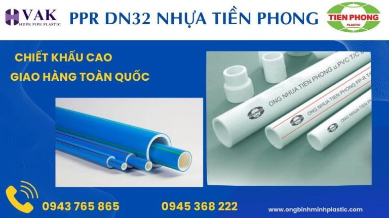 Bảng giá ống nhựa PPR Tiền Phong DN32 tại miền nam giá tốt