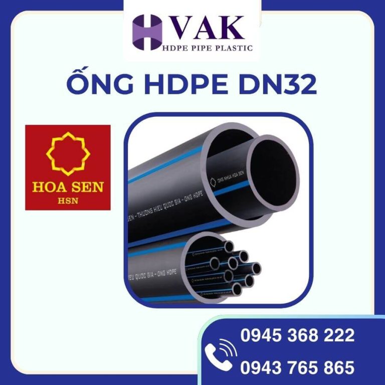 Ống Nhựa HDPE Hoa Sen Phi 32| NPP Hoa Sen ở Bình Dương